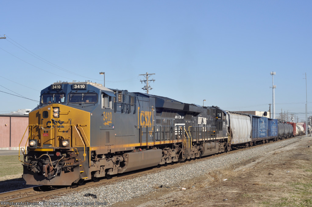 CSXT 3410 On NS 143 Eastbound